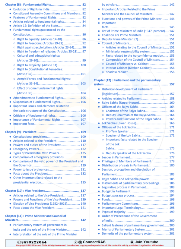Indian Polity Notes (2026–27 Edition): English Medium - Connect Civils