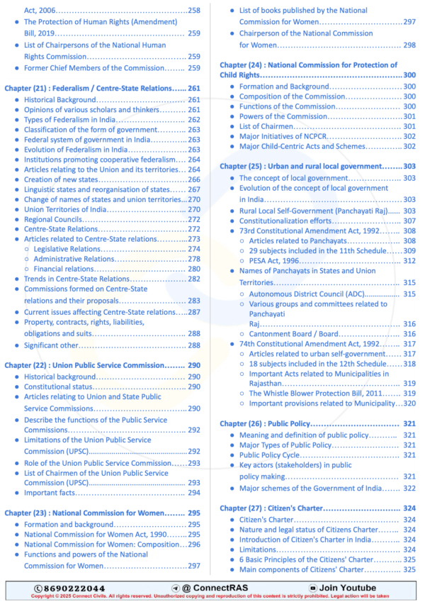 Indian Polity Notes (2026–27 Edition): English Medium - Connect Civils