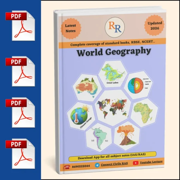 World Geography PDF Notes (2026–27 Edition): English Medium - Connect ...
